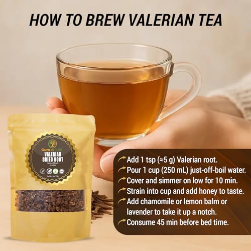 valerian root in resealable pouch
