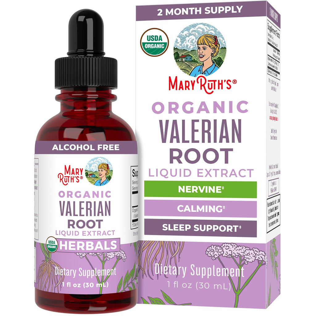 valerian root liquid drops for relaxation