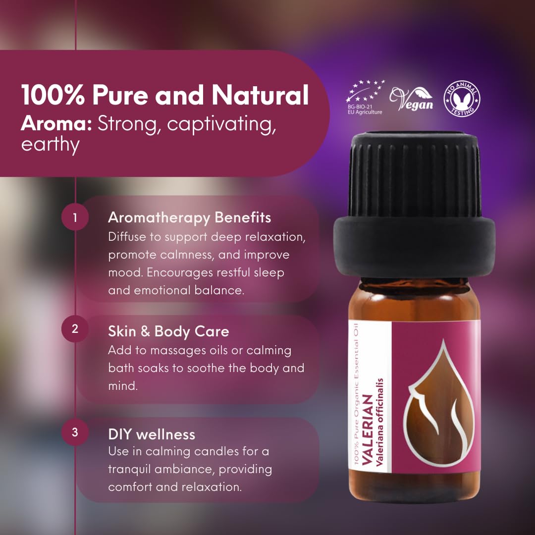 valerian root oil for better sleep