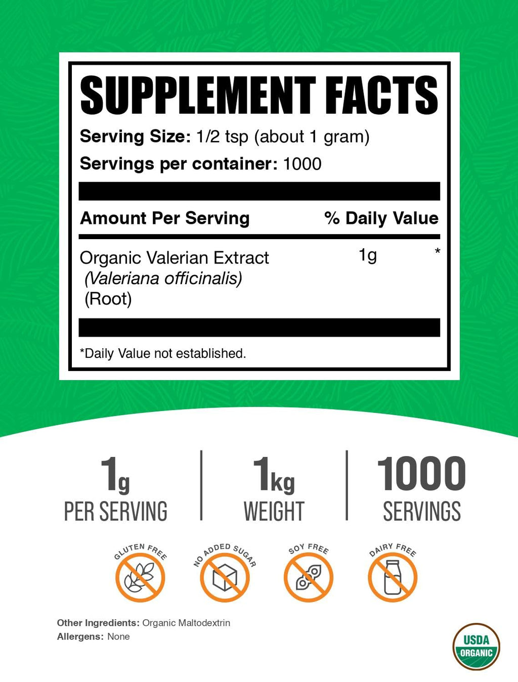 valerian root powder for relaxation