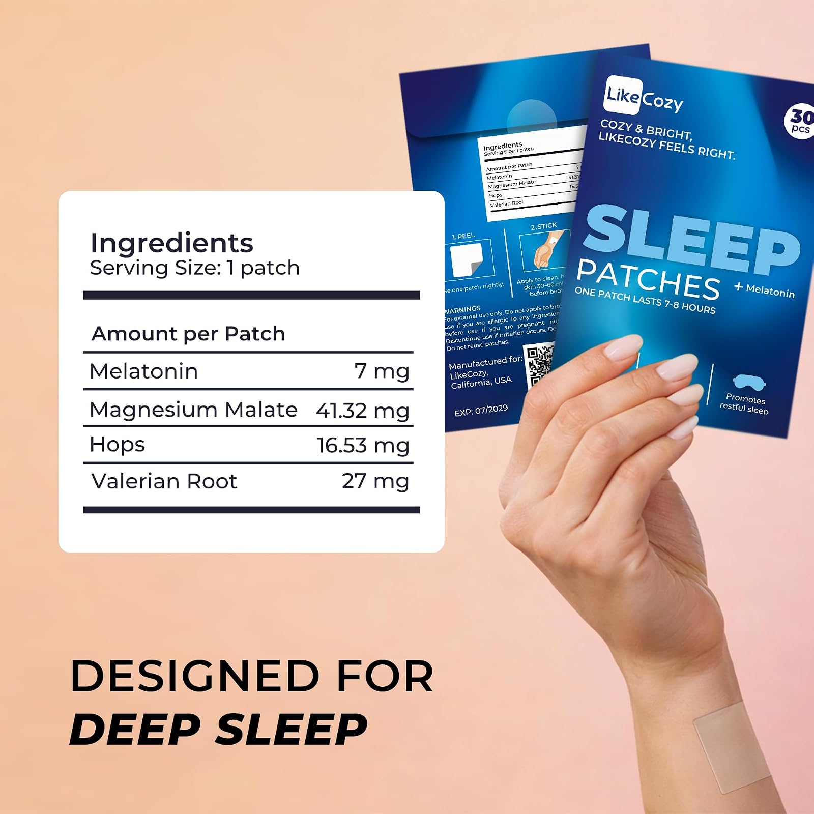 valerian root sleep patches