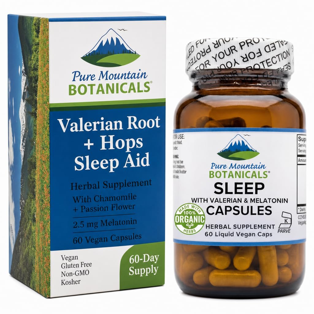 valerian root sleep support capsules