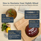 Valerian root tea for calming effects