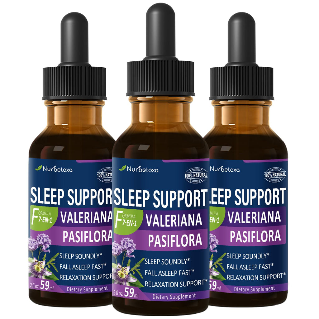 valerian sleep support drops for relaxation