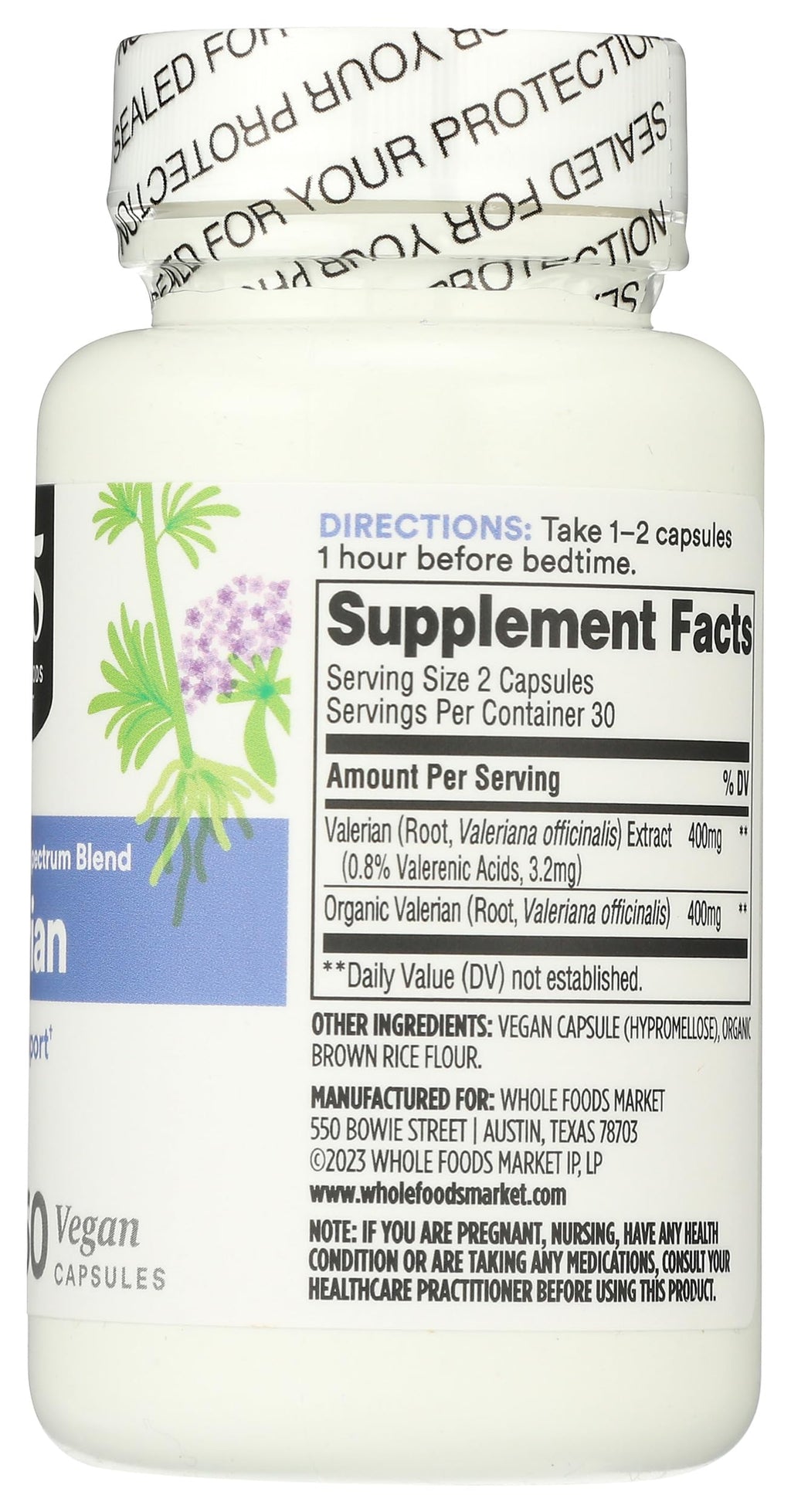 valerian supplement for nighttime calm