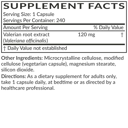 valerian supplement for peaceful sleep