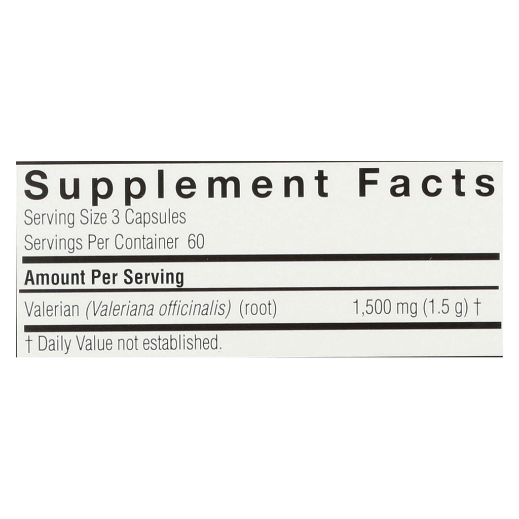 valerian supplement for stress relief