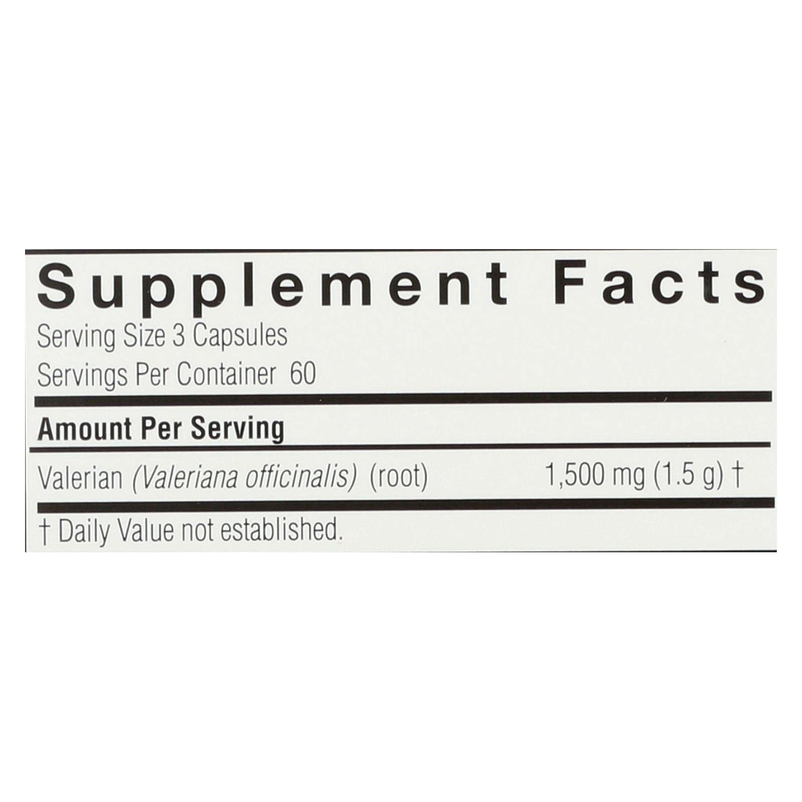 valerian supplement for stress relief