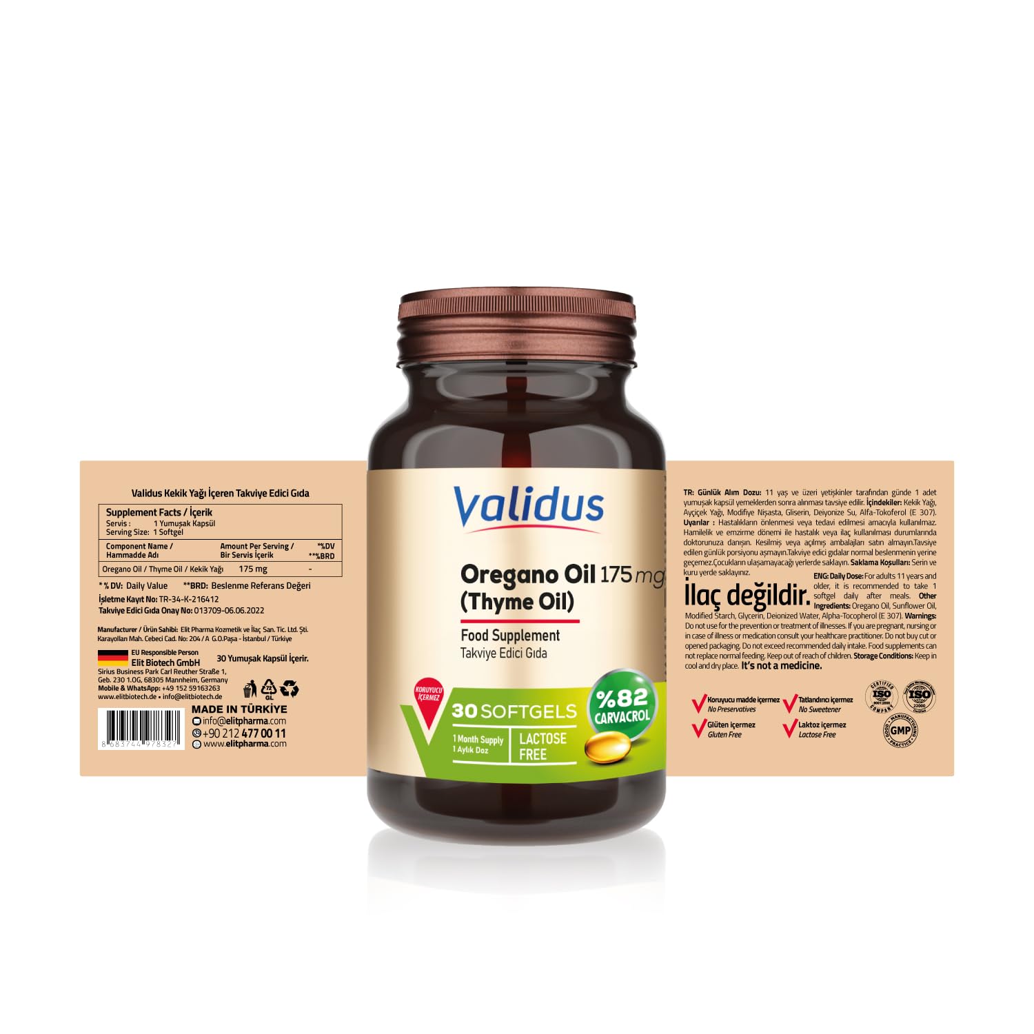VALIDUS oregano oil for wellness