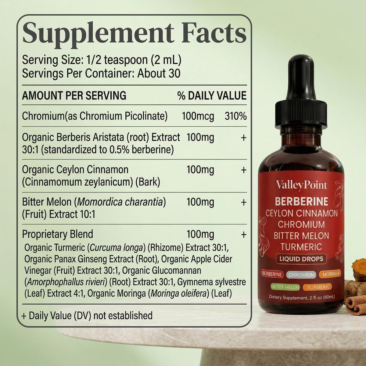 VALLEY POINT cinnamon drops usage