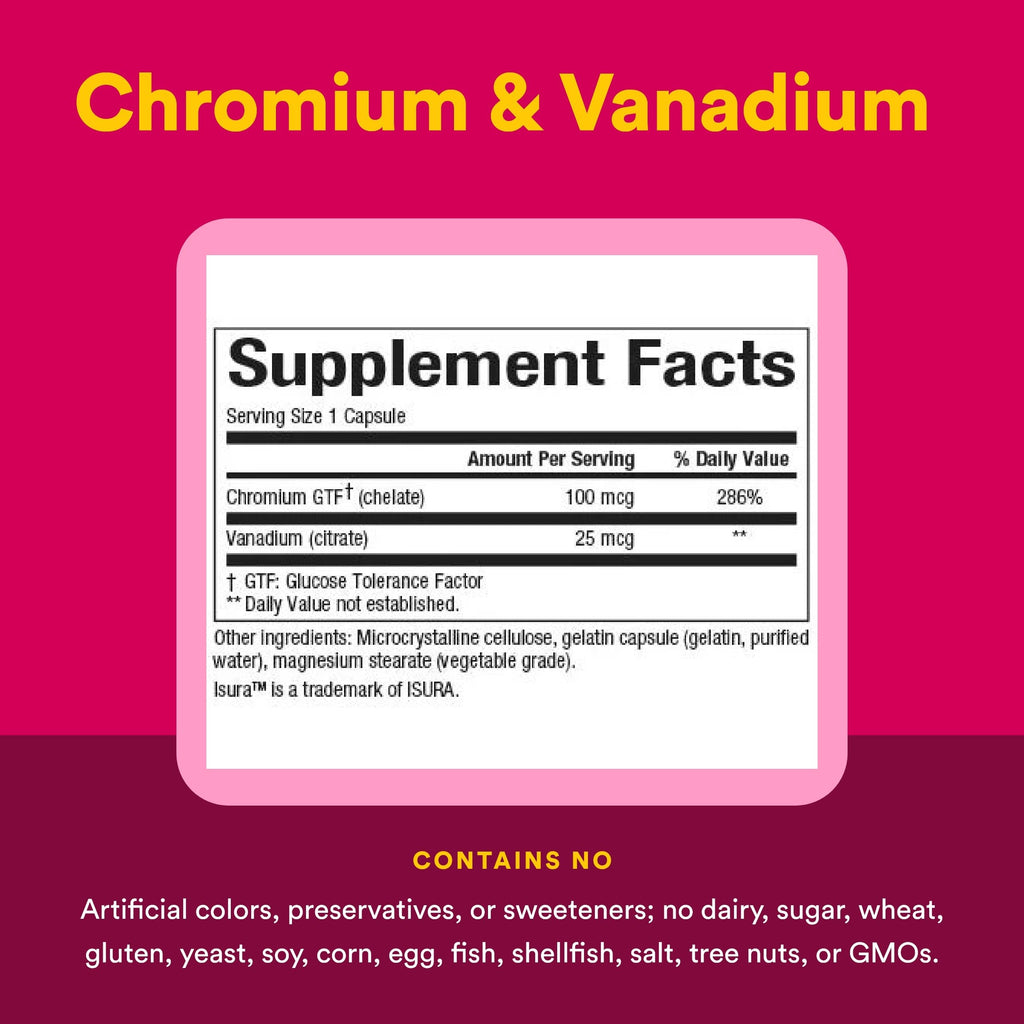 vanadium and chromium for optimal health