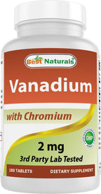 Vanadium and chromium supplement benefits