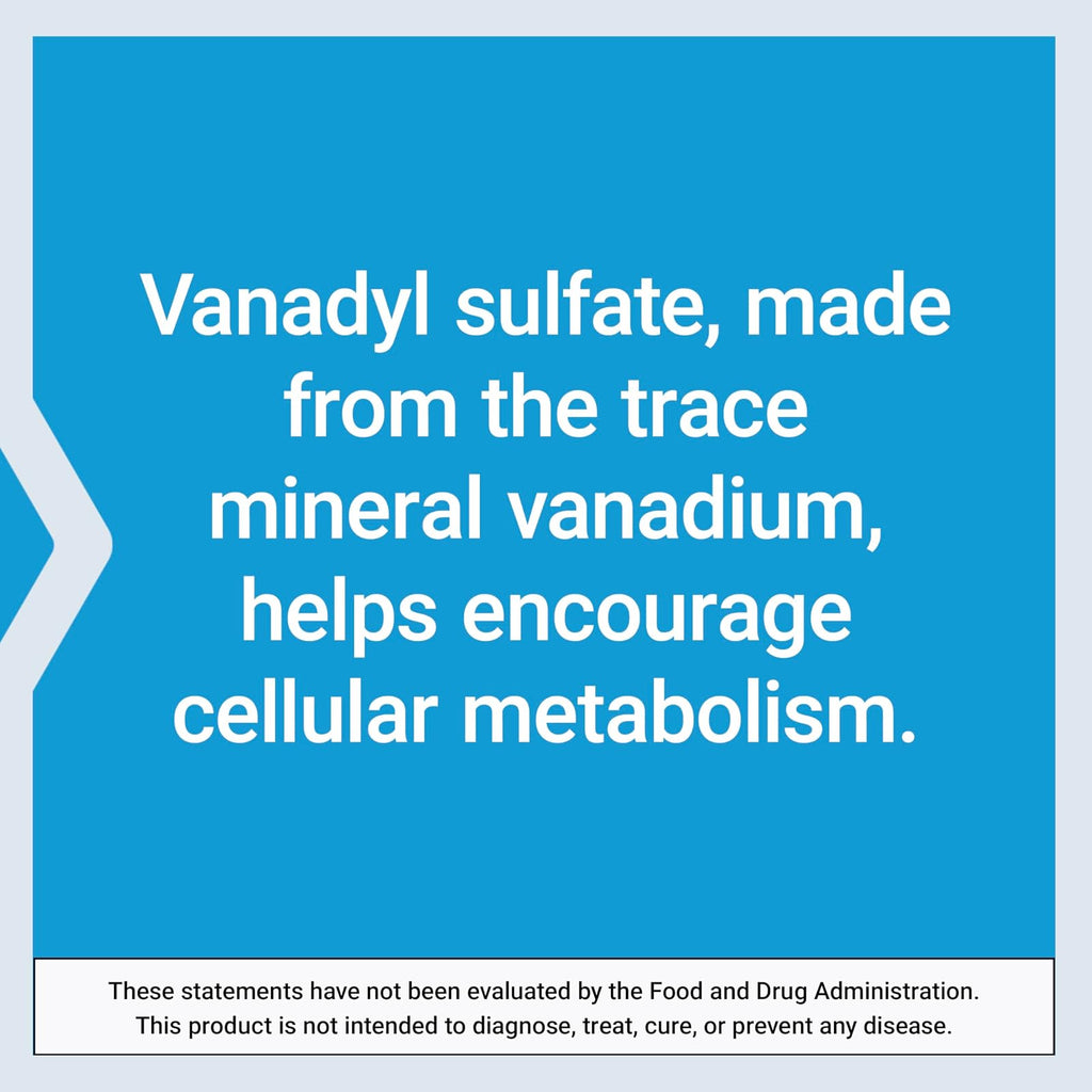 Vanadyl Sulfate for metabolic support
