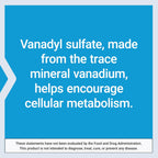 Vanadyl Sulfate for metabolic support