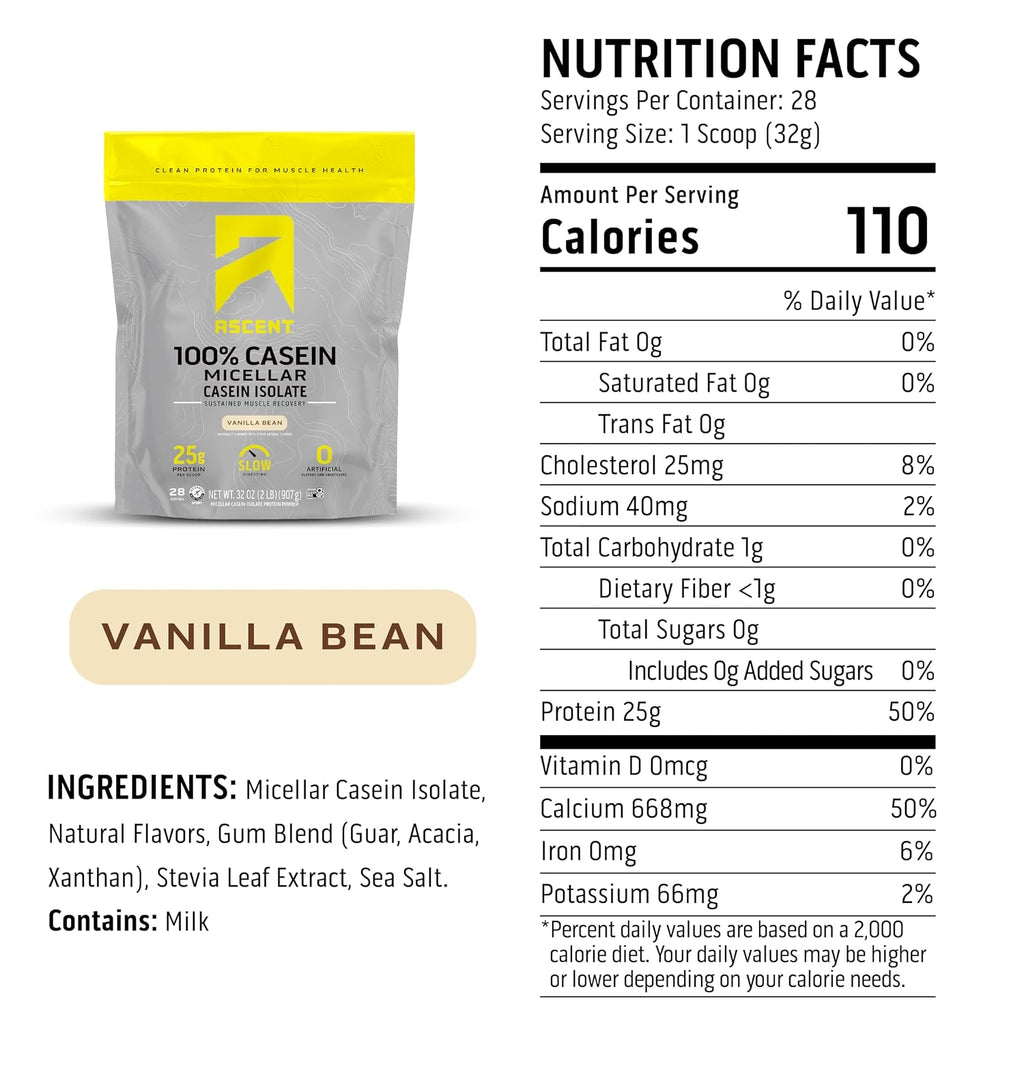 vanilla bean protein for overnight use