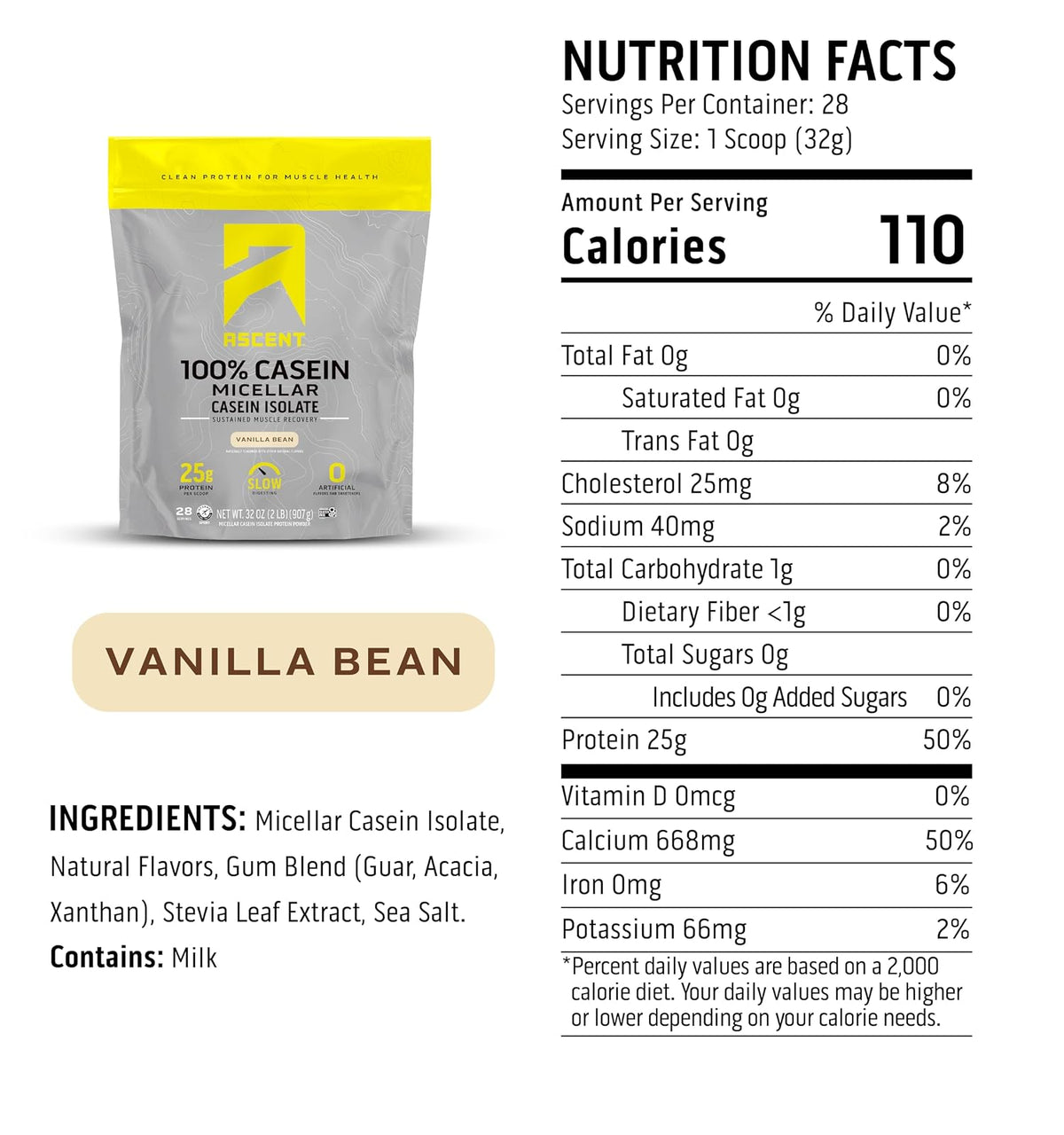 vanilla bean protein for overnight use