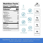 Vanilla bean protein supplement for recovery