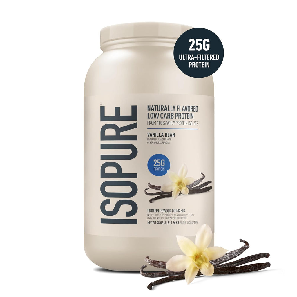 Vanilla bean whey protein supplement