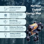 Vanilla blueberry energy boost drink