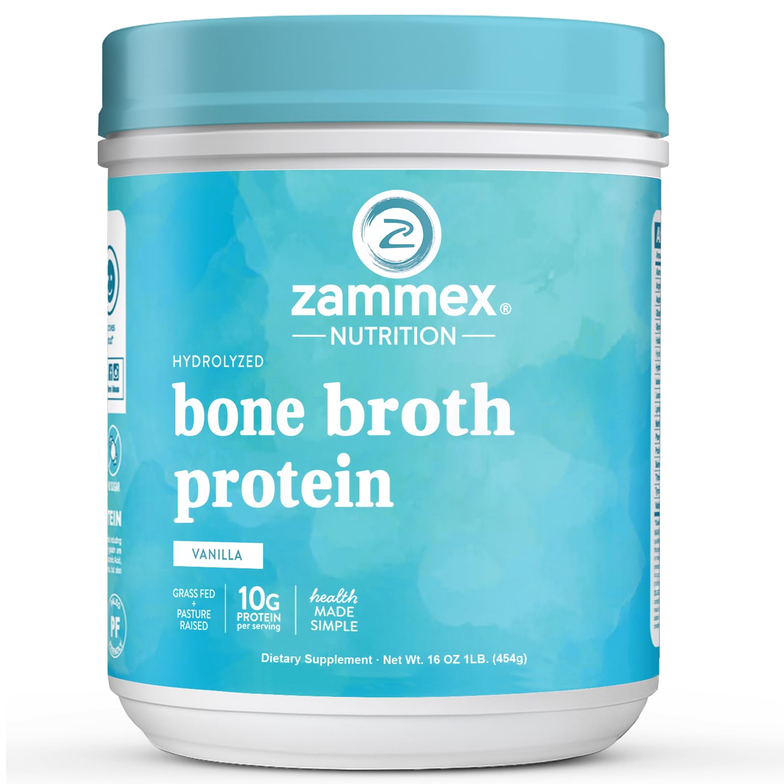 Vanilla bone broth protein powder