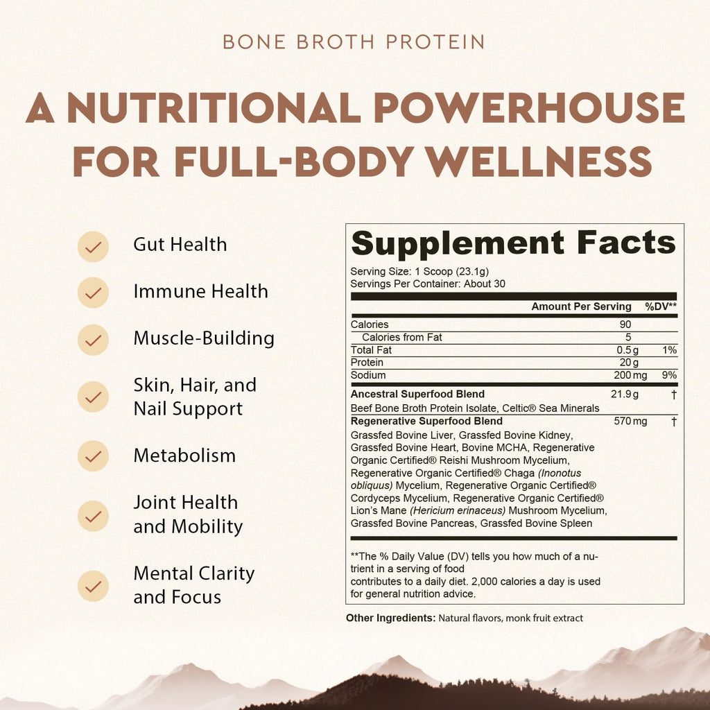 Vanilla chai flavour protein supplement