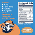 Vanilla chai mushroom blend benefits
