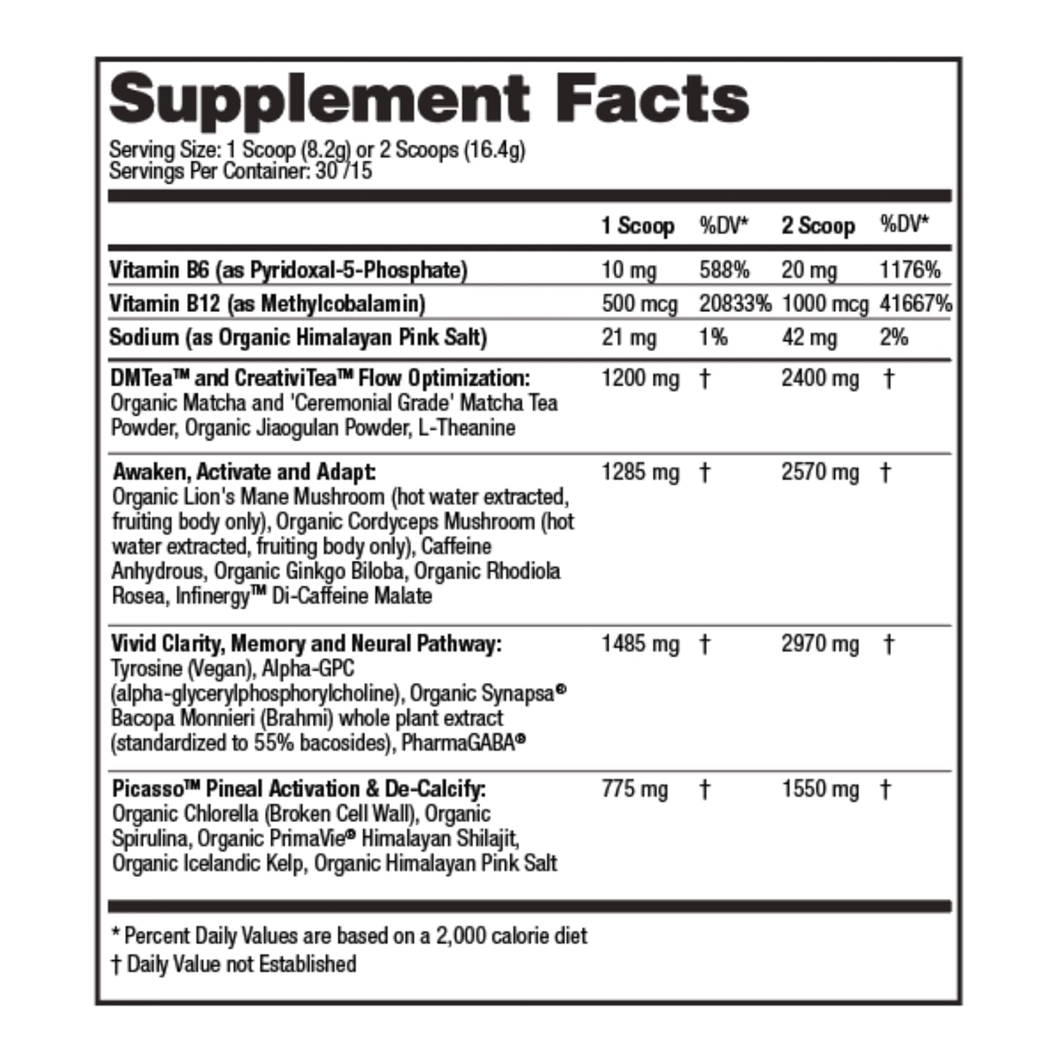 vanilla chai mushroom supplement