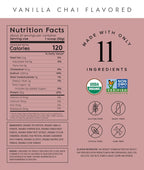 vanilla chai plant based protein
