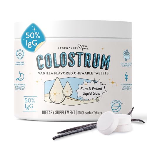 vanilla chewable colostrum tablets