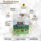 Vanilla choco flavour protein powder