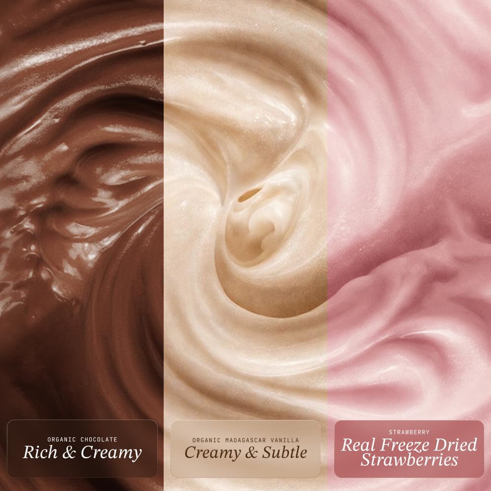 Vanilla chocolate colostrum powder