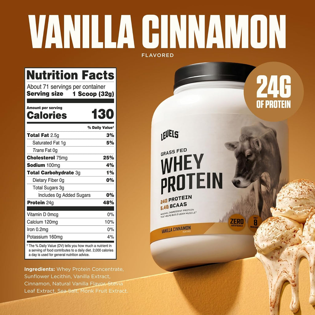 vanilla cinnamon flavour whey protein