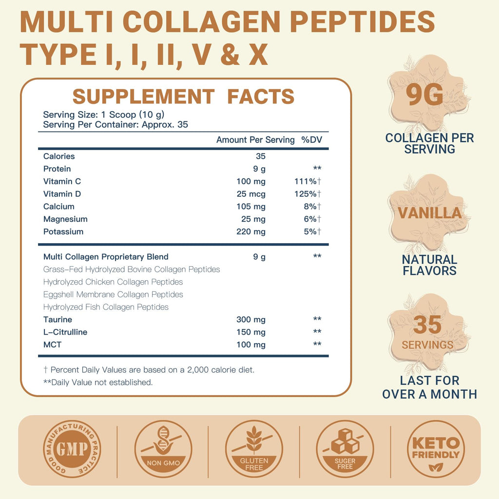 vanilla collagen peptides for skin health