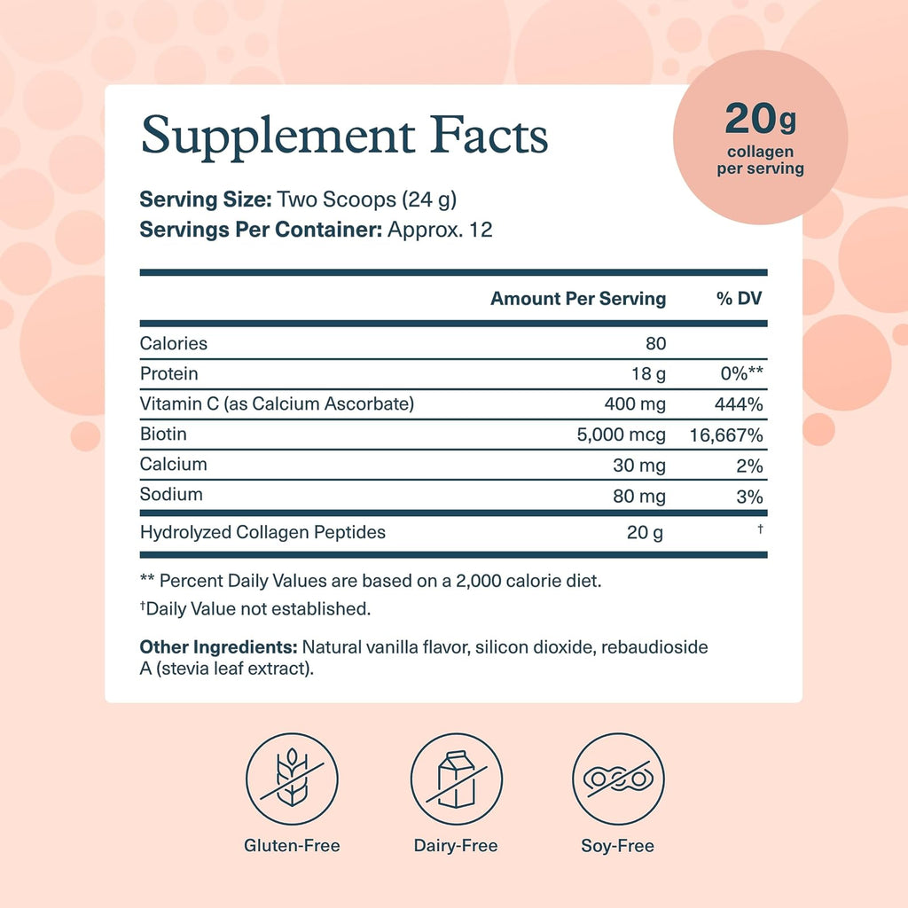 vanilla collagen peptides for skin