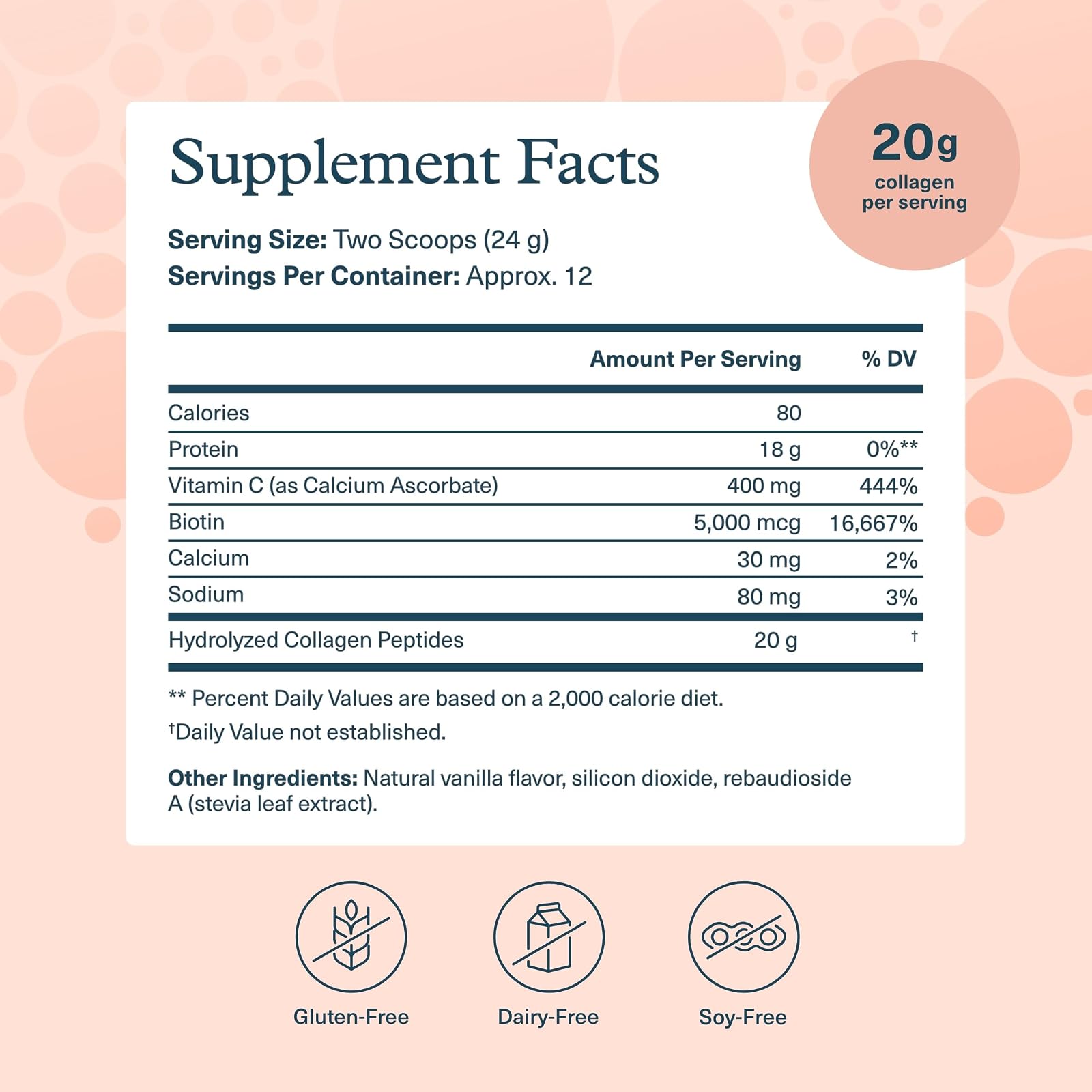 vanilla collagen peptides for skin
