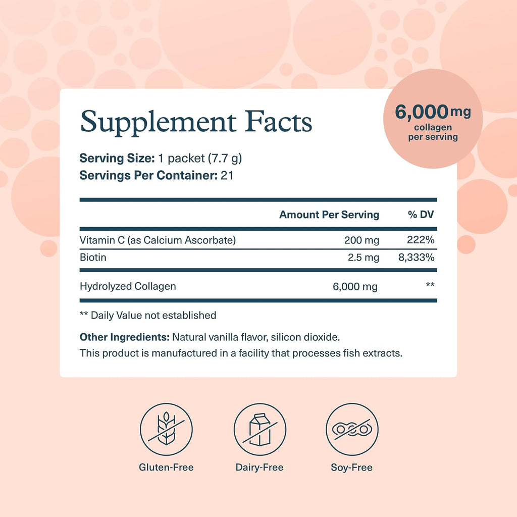 vanilla collagen peptides for skin