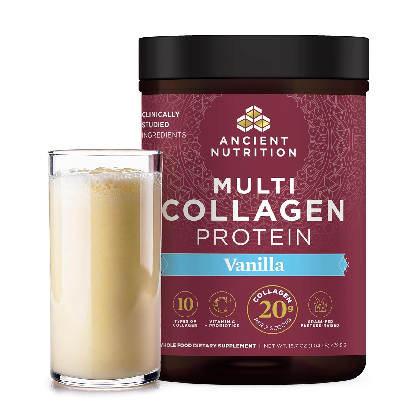 vanilla collagen peptides powder
