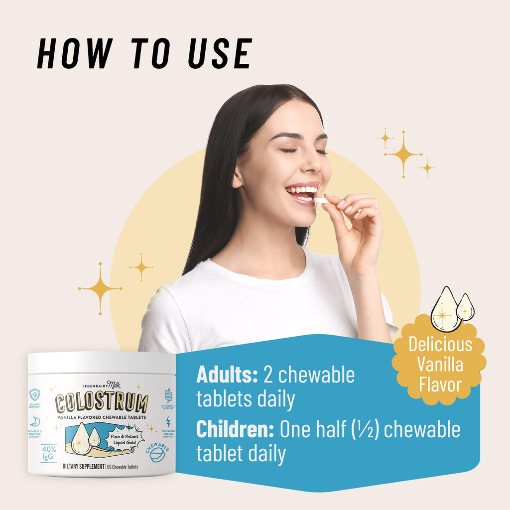 vanilla colostrum tablets for kids