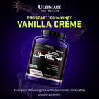 Vanilla crème protein powder for muscle