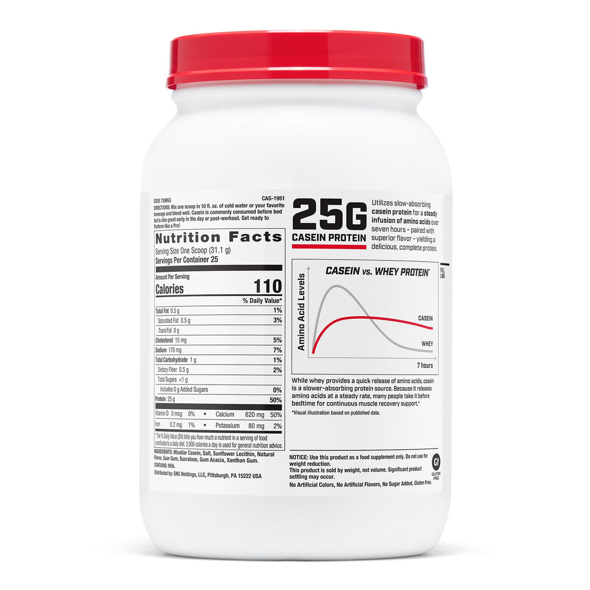 Vanilla cream protein supplement