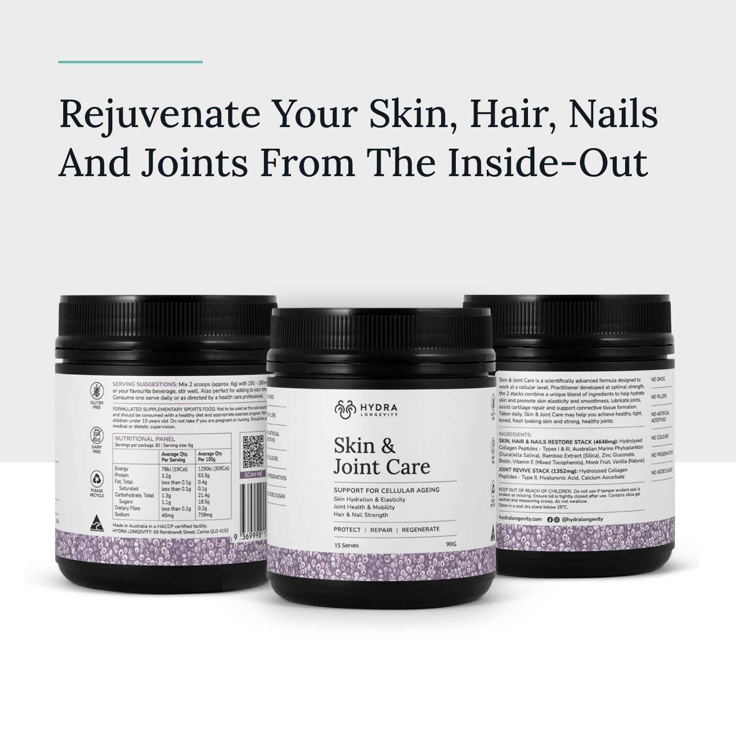 vanilla flavored collagen supplement