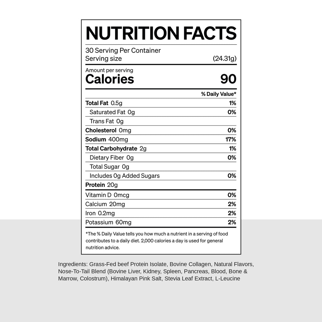 Vanilla flavour blended vitamin & mineral supplements