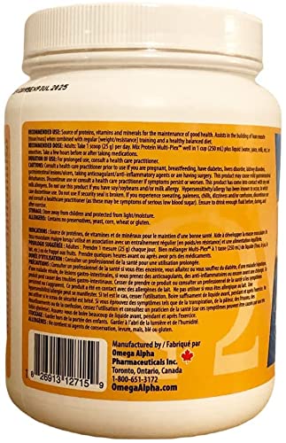 Vanilla flavour blended vitamin supplements