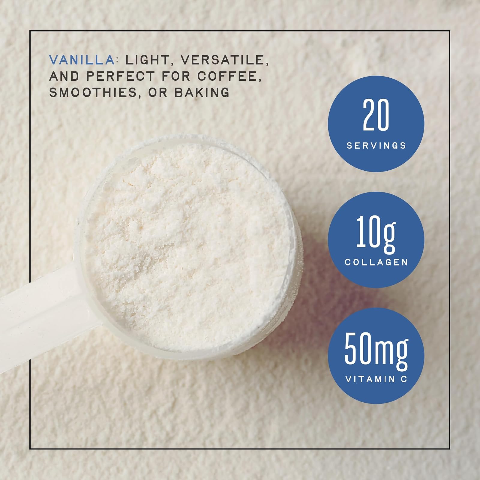 vanilla flavour collagen for smoothies
