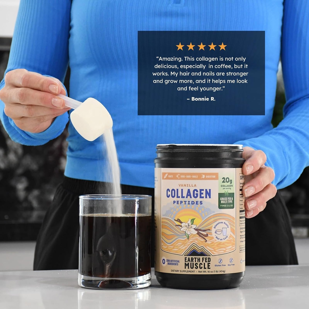 vanilla flavour collagen supplement