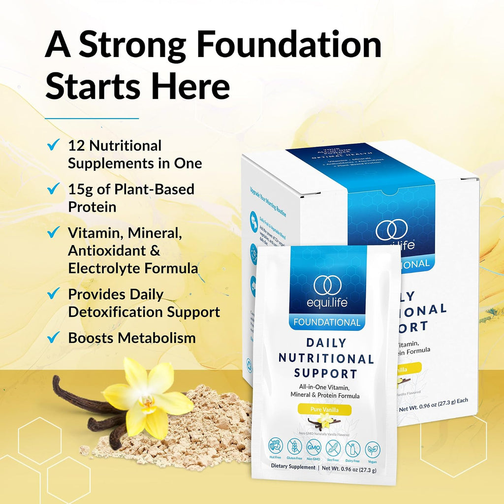 Vanilla flavour multivitamin packs