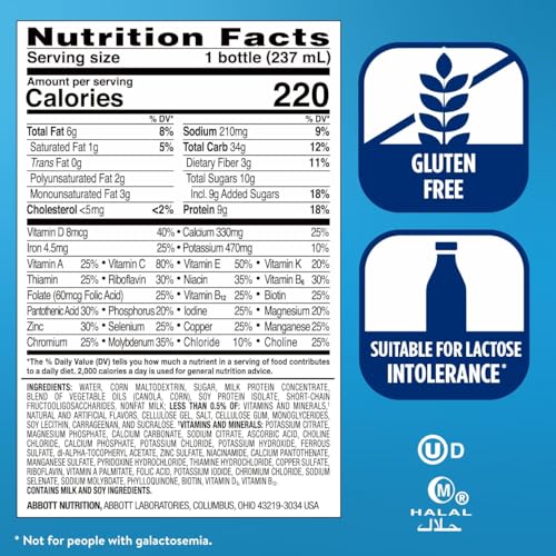 vanilla flavour nutrition drink