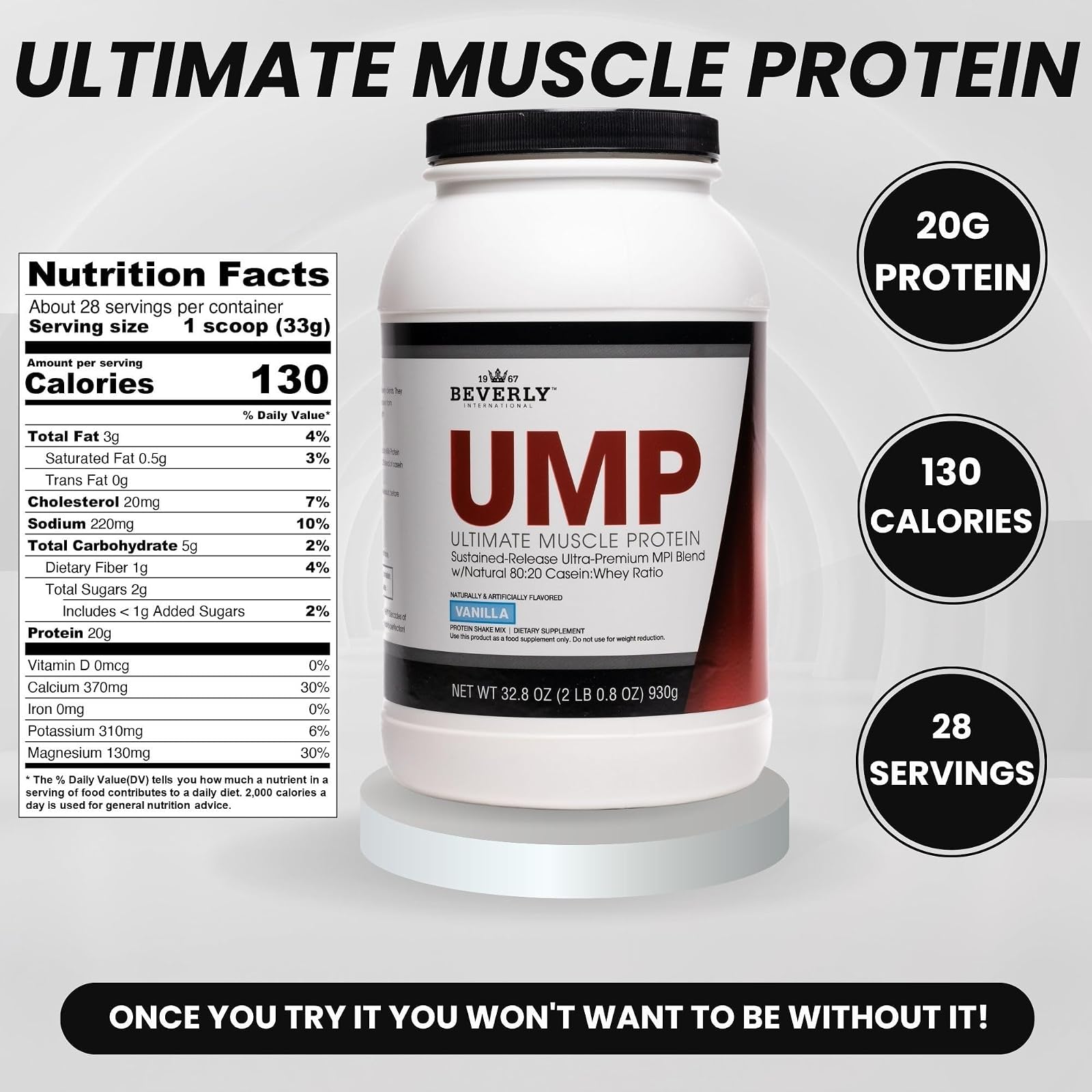 vanilla flavour plant based protein