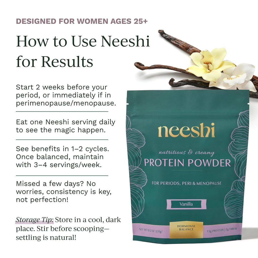 Vanilla flavour protein and fiber mix