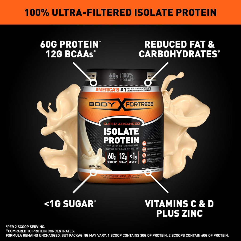 Vanilla flavour protein powder